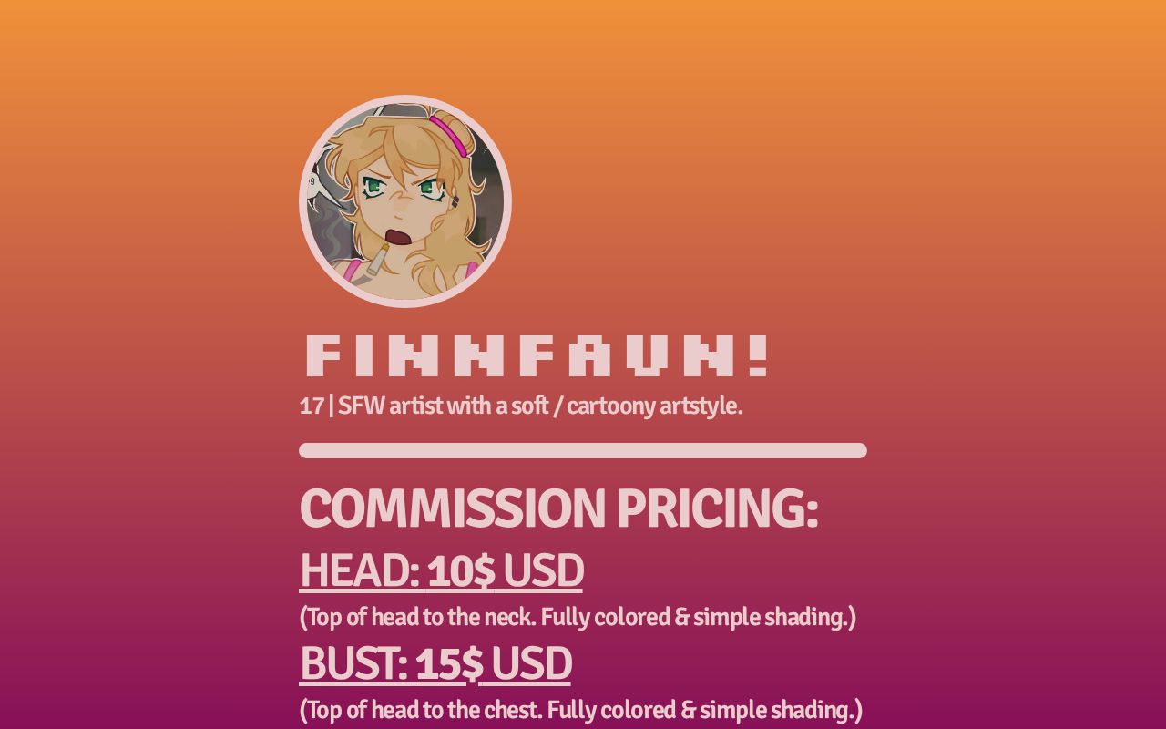 Finn's Commissions